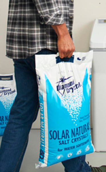 DIAMOND CRYSTAL SOLAR NATURALS WATER SOFTENER SALT 50Lbs. 2-PACK WITH