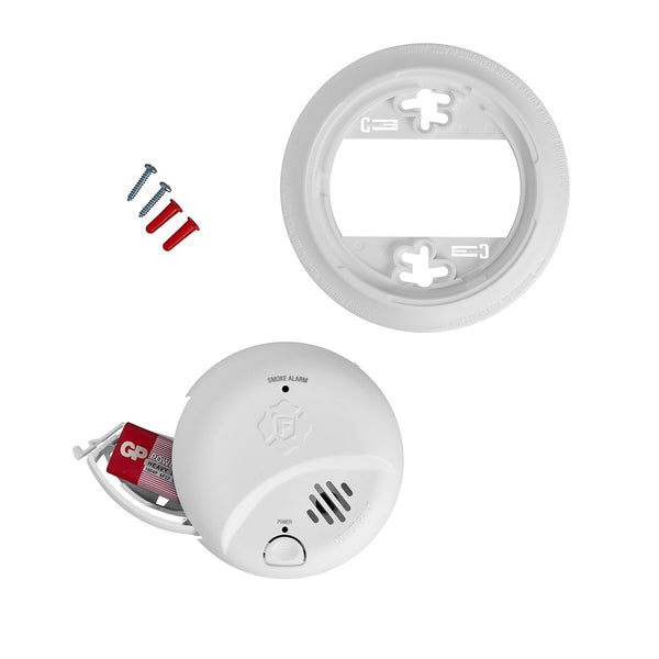 BRK SMI100 Battery-Operated Smoke Alarm – Easy Installation & Reliable ...