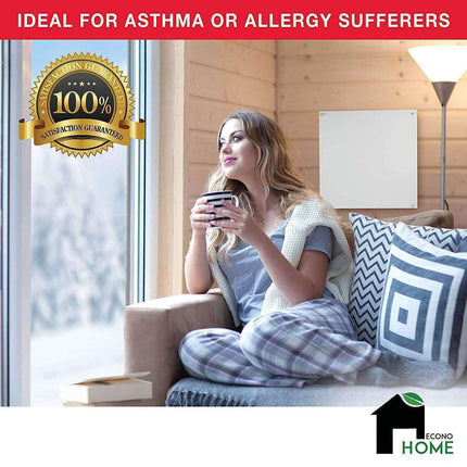 EconoHome - Wall Mount Space Heater Panel - 400 Watt Convector Heater