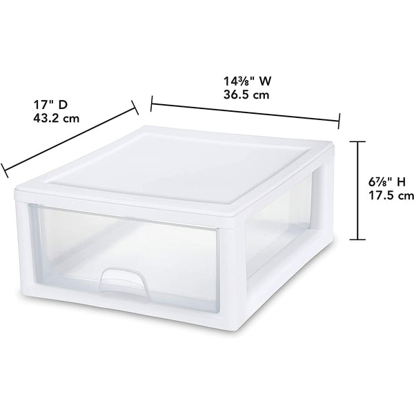 Sterilite - 23018006 - 16 Quart/15 Liter Stacking Drawer - 6-pack ...