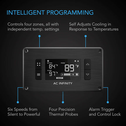 AC Infinity Controller 8, Thermal Fan Controller - Multiple Zones