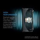 AC Infinity Cloudplate T1-N,Quiet rack cooling fan system 1U, Intake