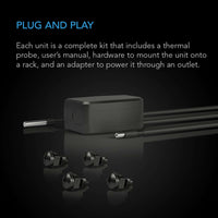 AC Infinity Cloudplate T7-N,Quiet rack cooling fan system 2U, Intake